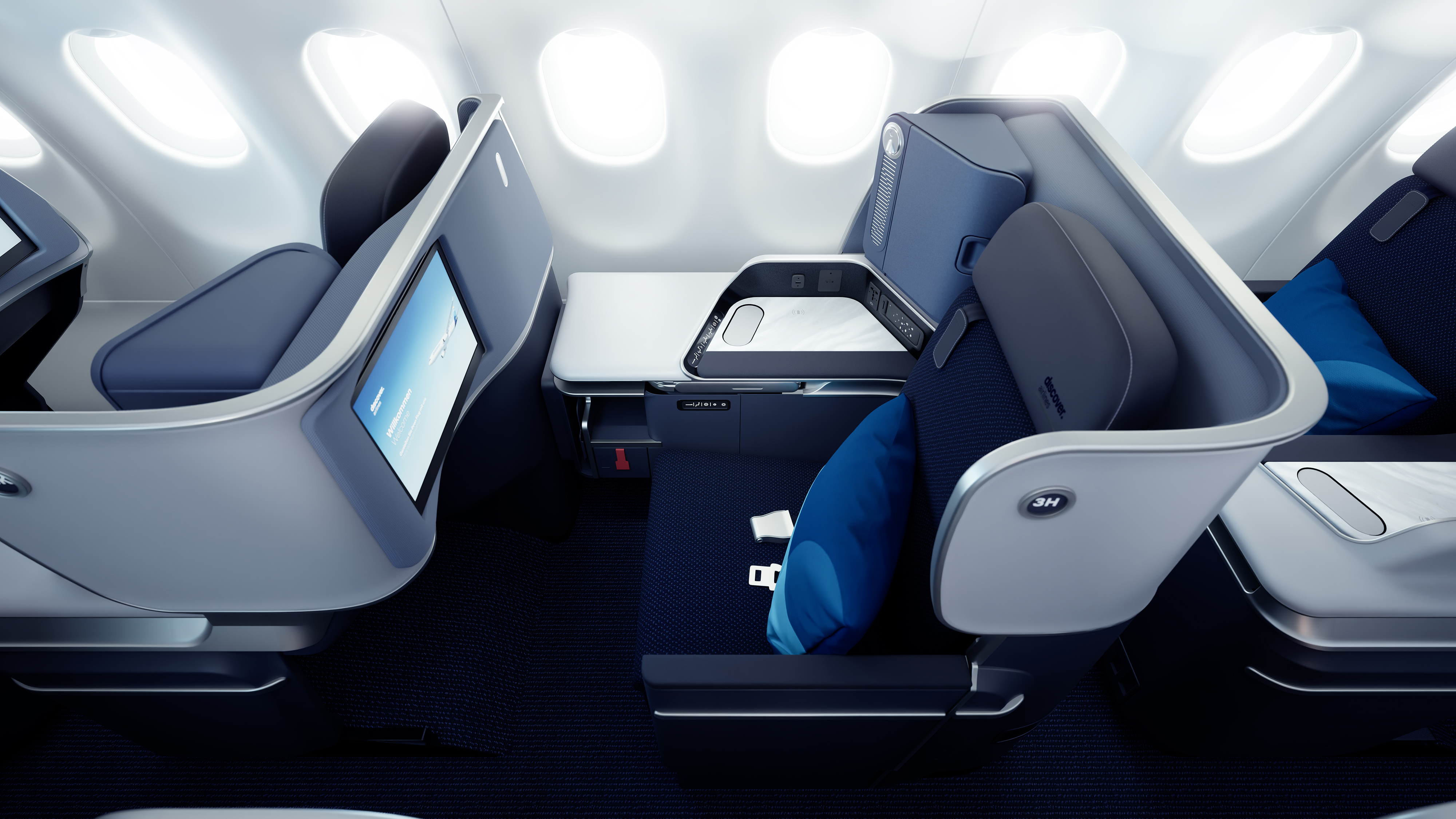 Ocean Blue Business Class | Discover Airlines